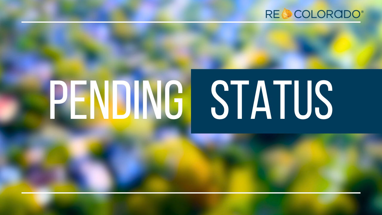 Pending Listing Status - REcolorado